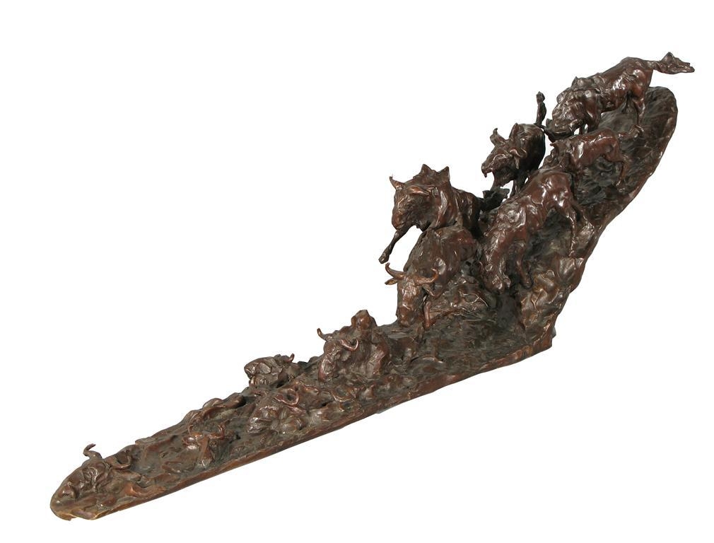 Mark Coreth | Migrating Buffalo | MutualArt