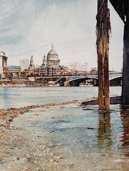 Bert Wright | St.Paul's from the South Bank | MutualArt