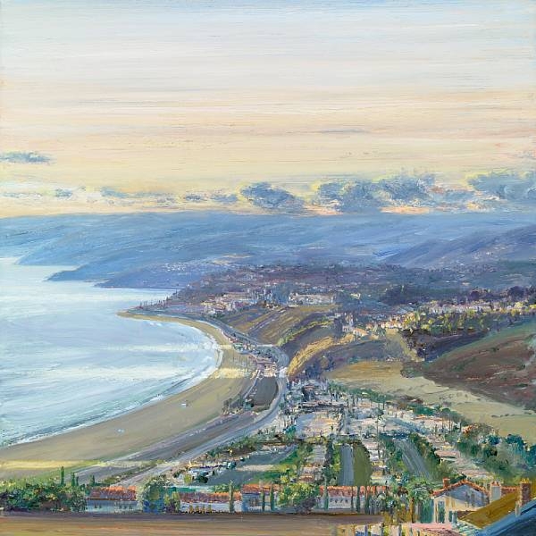 Larry Cohen | View of the Bay, Pacific Palisades, Late Afternoon (1989 ...