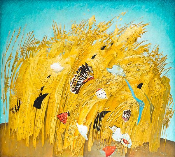 Alexis Preller | Still life with crocodile (1949) | MutualArt