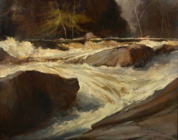 Ted Goerschner | Mountain River | MutualArt