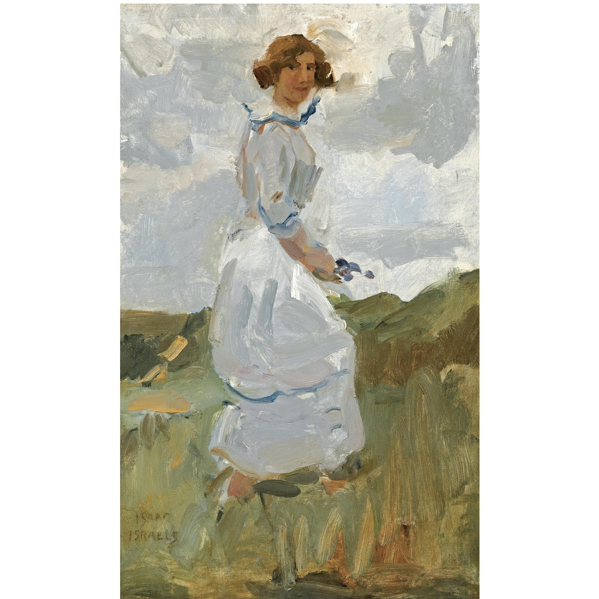 Isaac Israëls | A street scene in Paris | MutualArt