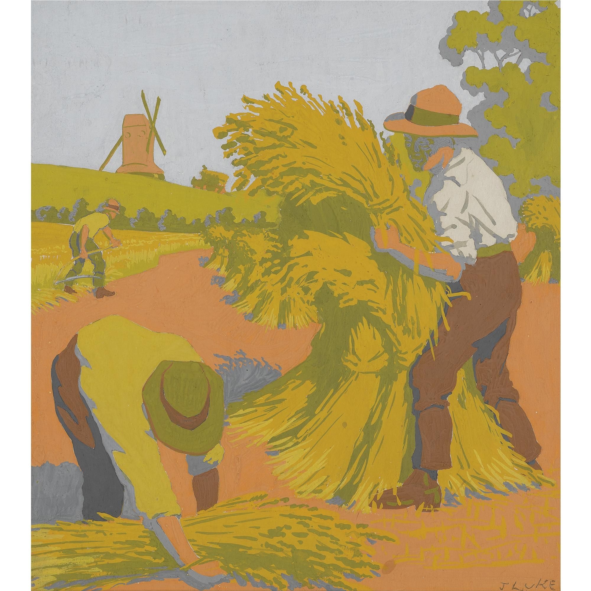 John Luke | The Harvesters (1938) | MutualArt