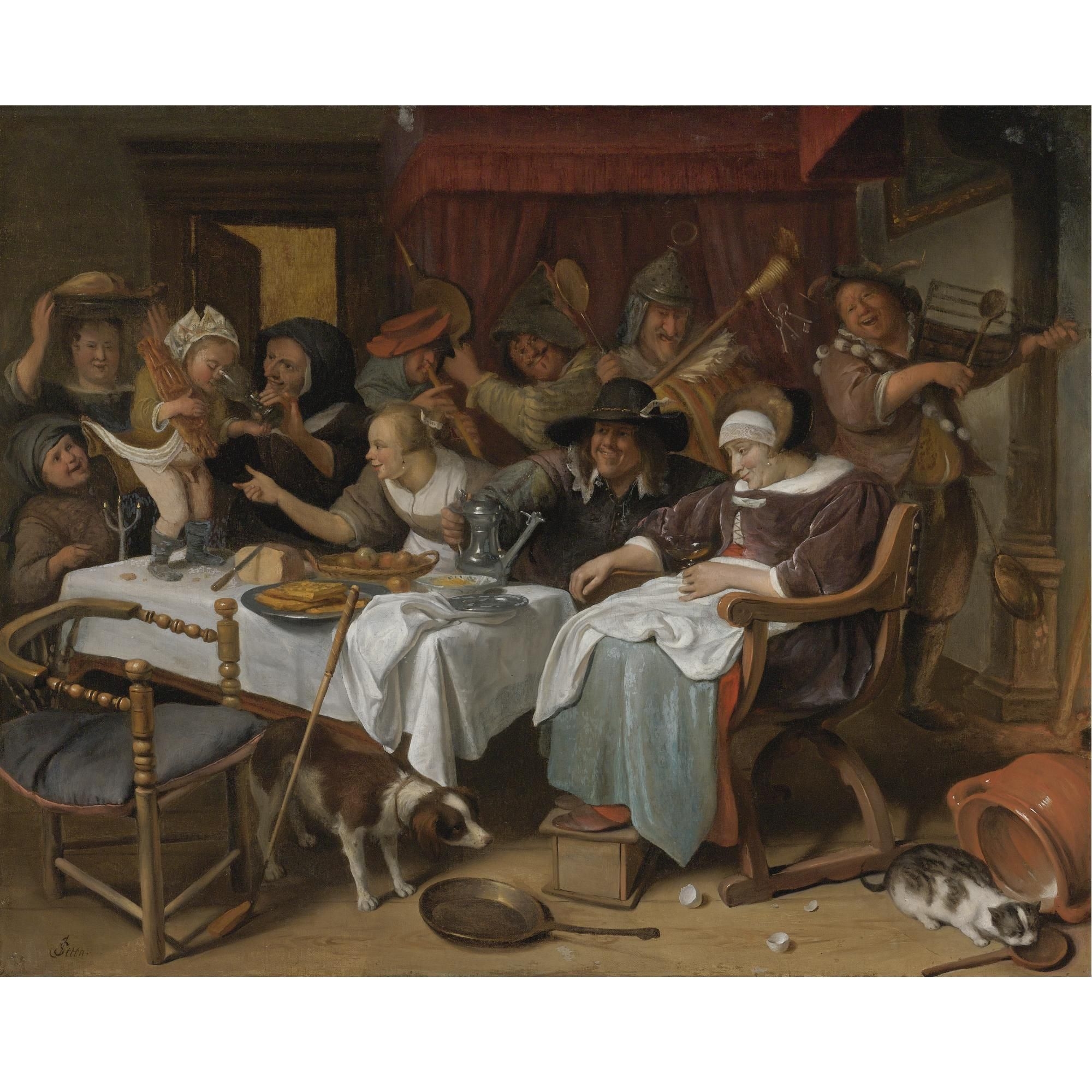 Jan Steen | A Village Wedding | MutualArt