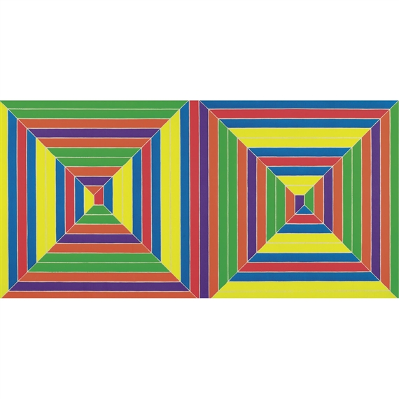 Frank Stella | Doubled Mitered Maze (1967) | MutualArt