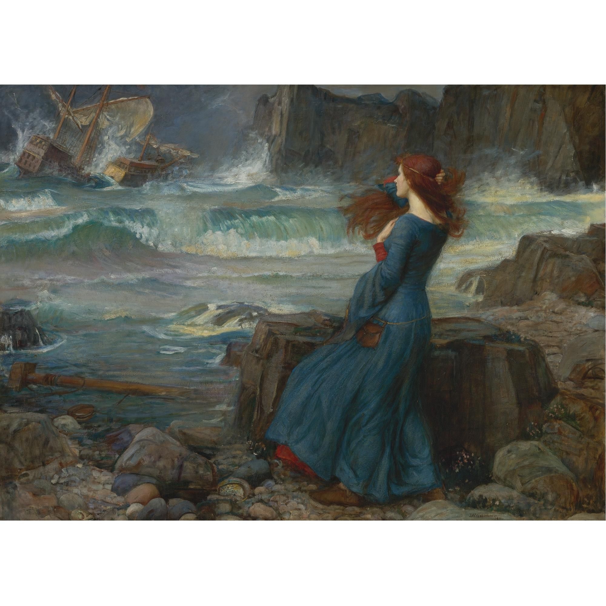 John William Waterhouse | Miranda-The Tempest | MutualArt
