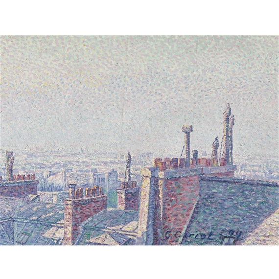 Gustave Cariot | LES TOITS DE PARIS (1899) | MutualArt