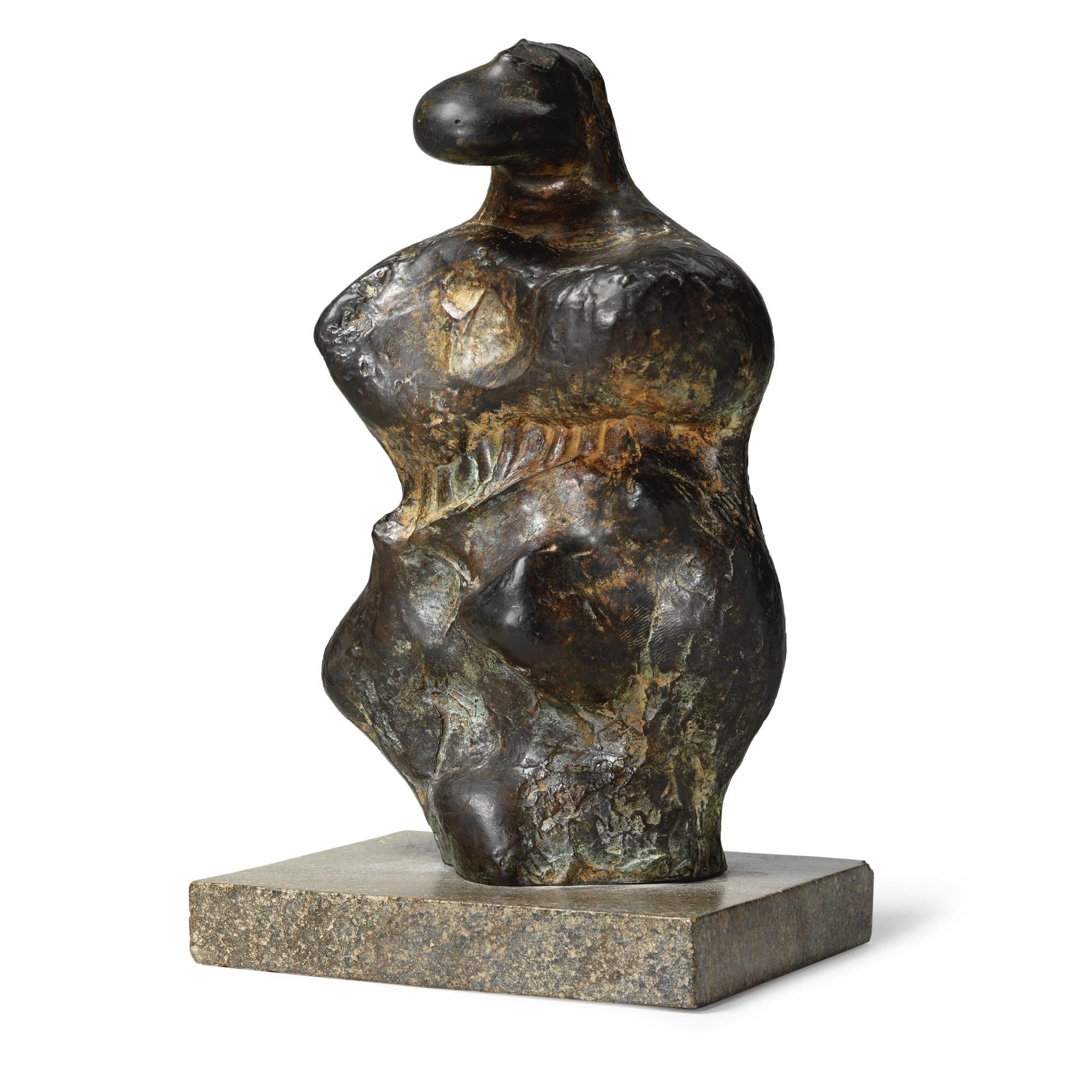 Henry Moore | Three-Quarter Figure (1961) | MutualArt