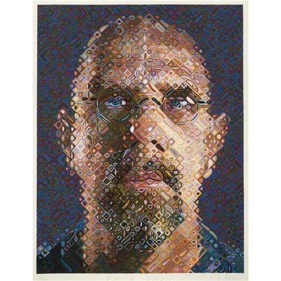 Chuck Close | Self-Portrait | MutualArt