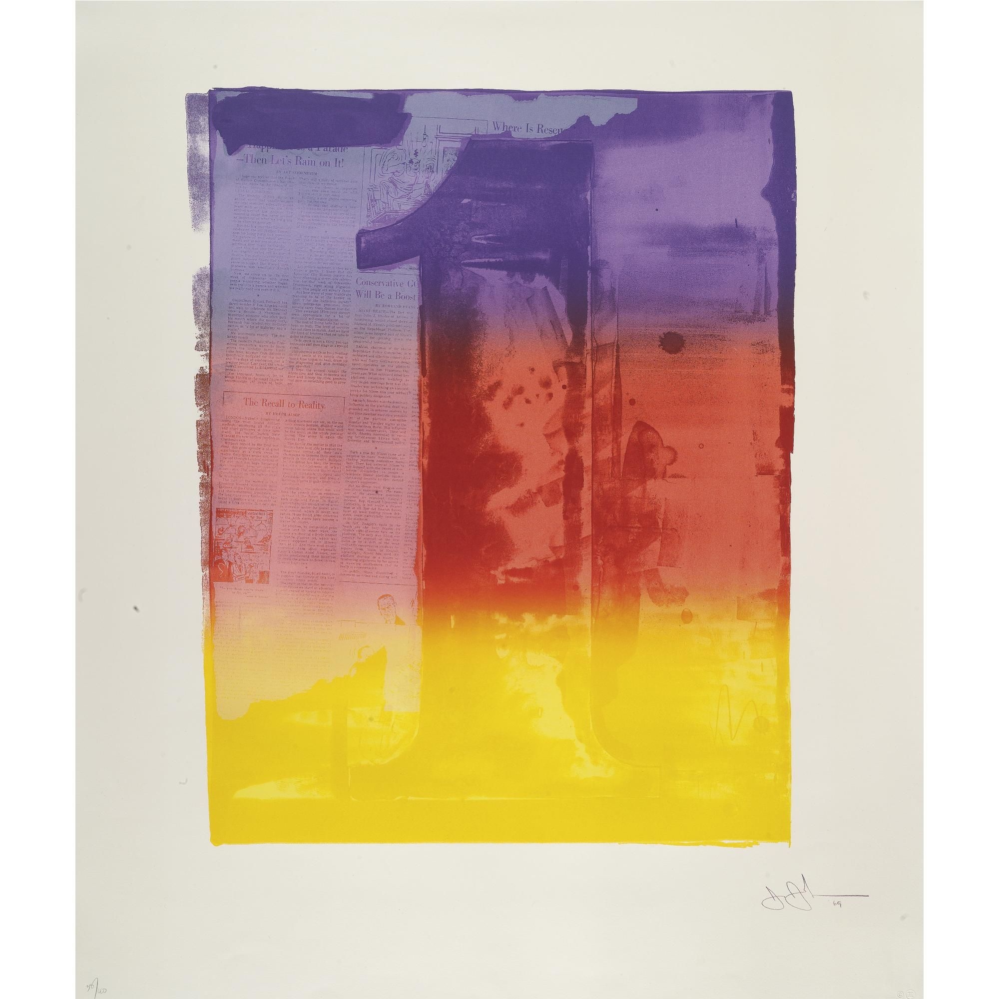 Jasper Johns | Figure 1 (ULAE 60) | MutualArt