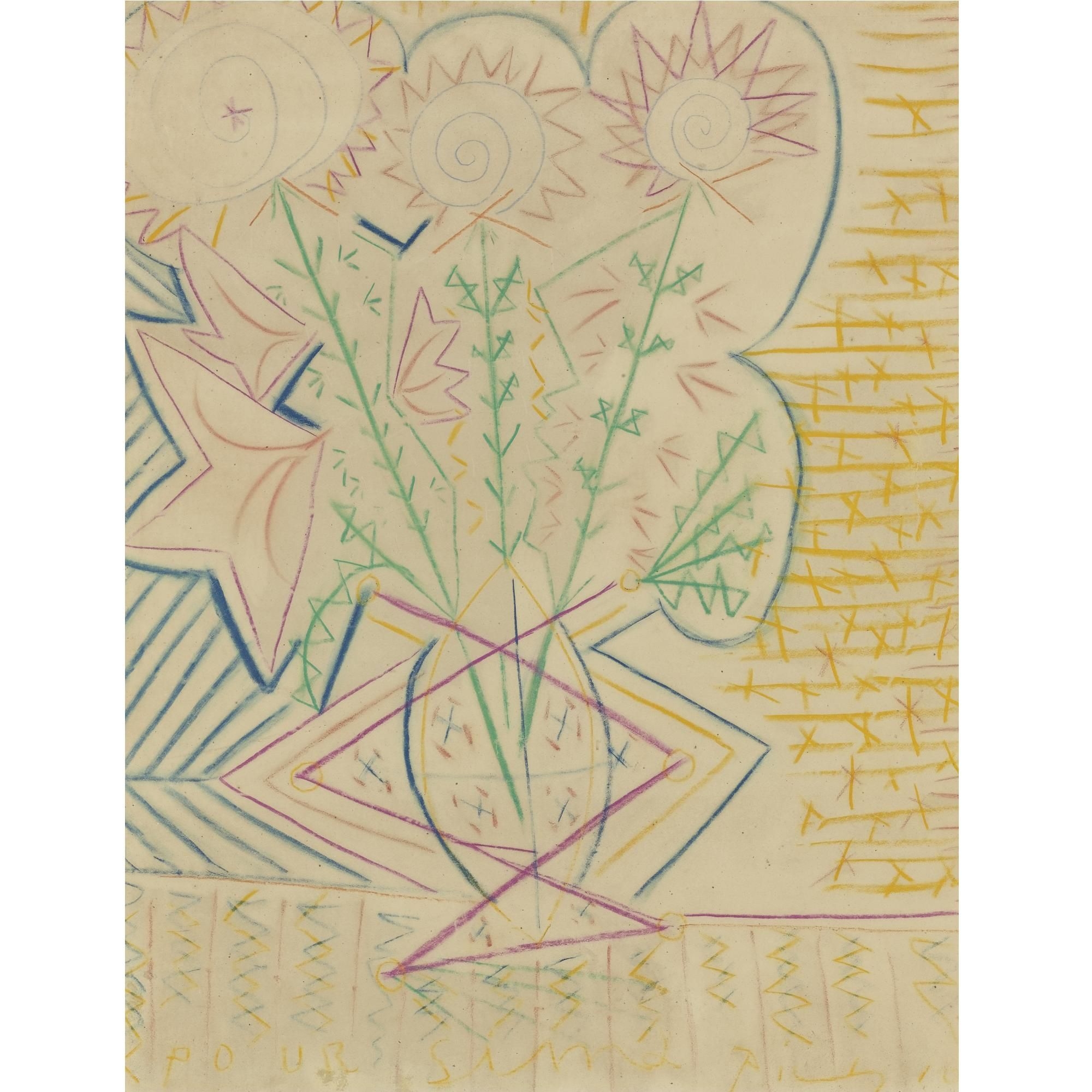 Pablo Picasso | Bouquet de fleurs (Circa 1946) | MutualArt