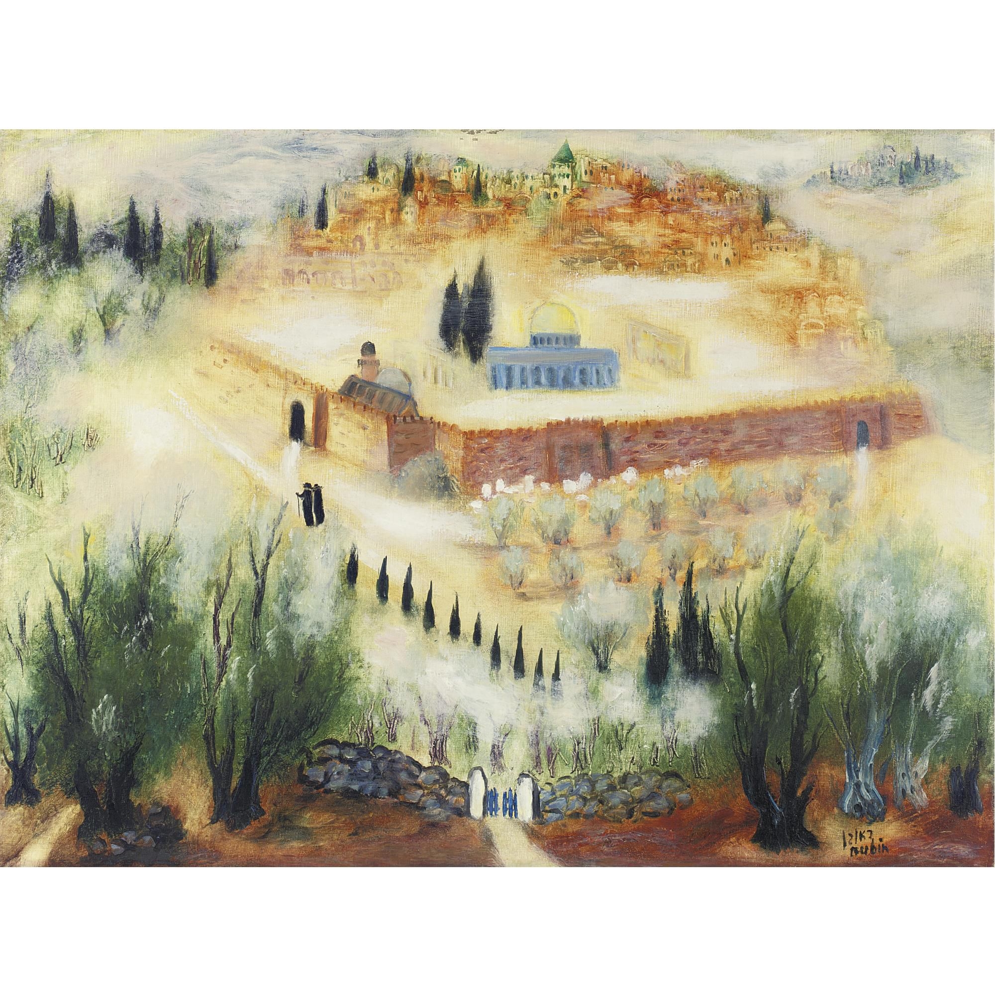 Reuven Rubin | Jerusalem the Golden | MutualArt