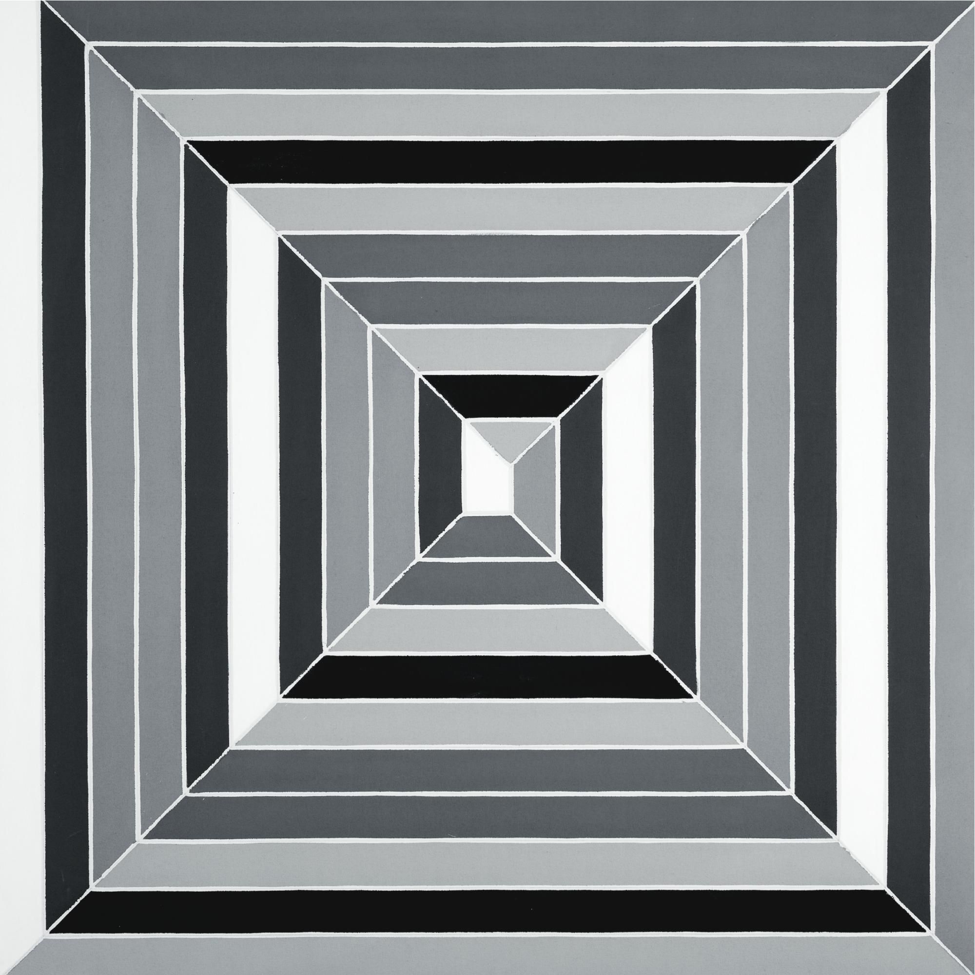 Frank Stella | Concentric Square (1966) | MutualArt