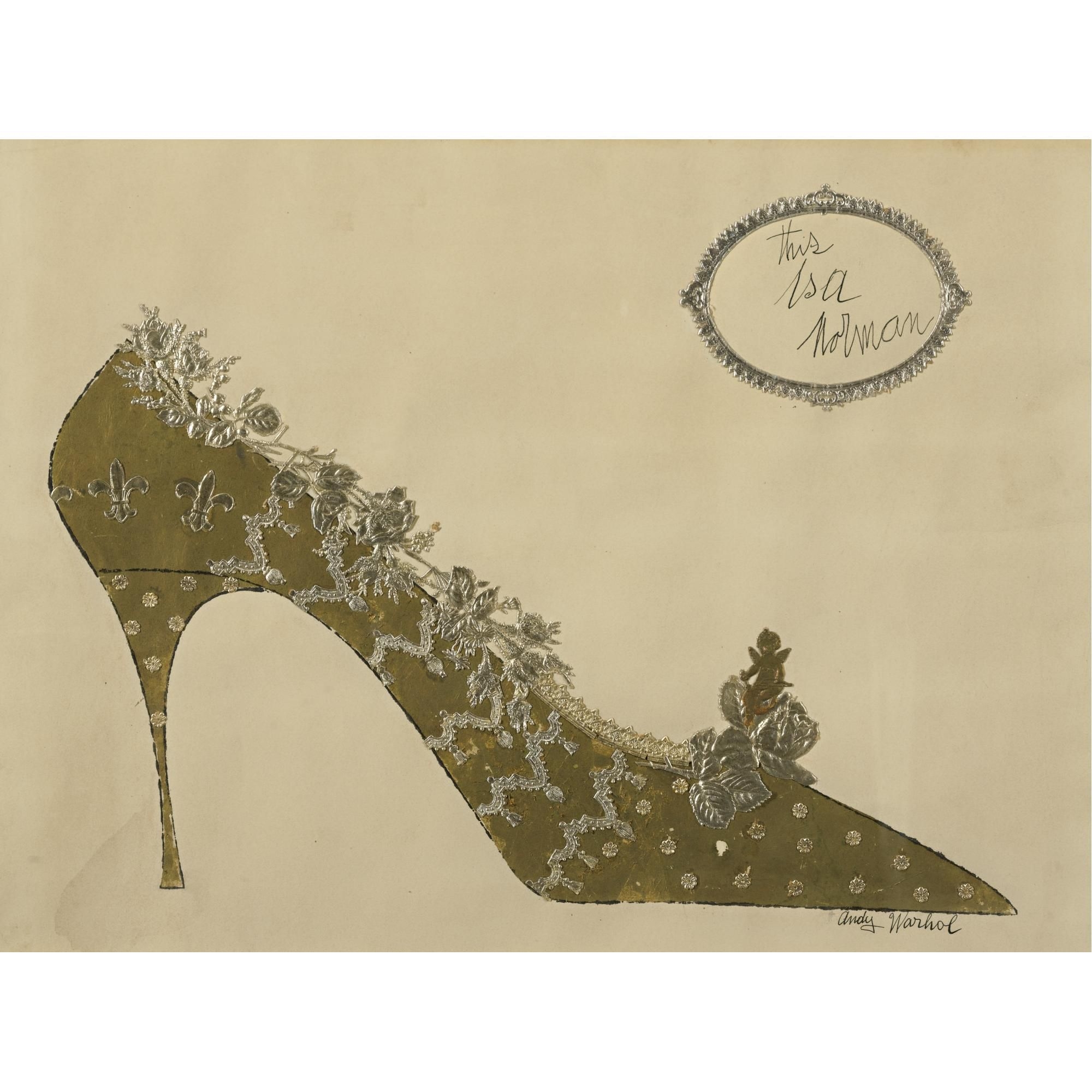 Andy Warhol | Gold Shoe (Circa 1958) | MutualArt