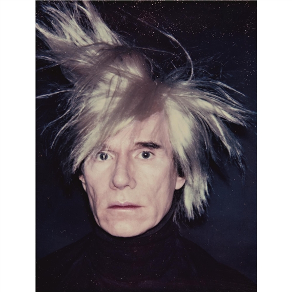 Andy Warhol | self-portrait in fright wig | MutualArt