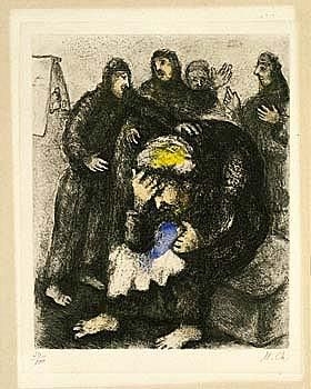 Marc Chagall | jacob mourning joseph; and darkness over egypt (see c ...