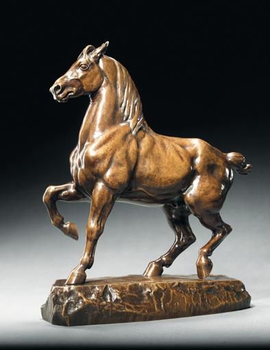 Antoine-Louis Barye | CHEVAL PERCHERON | MutualArt