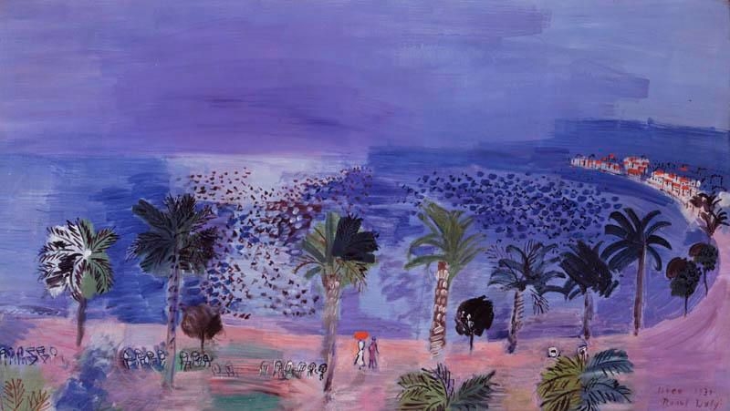 Raoul Dufy | LA BAIE DE NICE AUX DEUX PROMENEURS | MutualArt