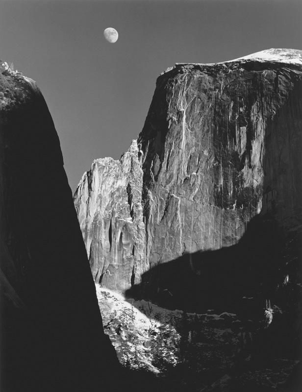 Ansel Adams | 'MOON AND HALF DOME, YOSEMITE VALLEY' | MutualArt