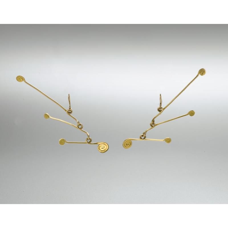 Alexander Calder | UNTITLED (PAIR OF GOLD EARRINGS) (Circa 1948 ...