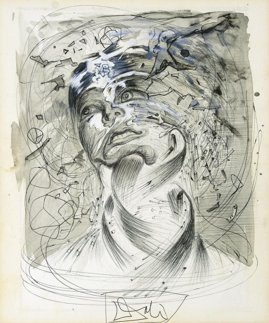 Salvador Dalí | TÊTE EXPLOSIVE | MutualArt