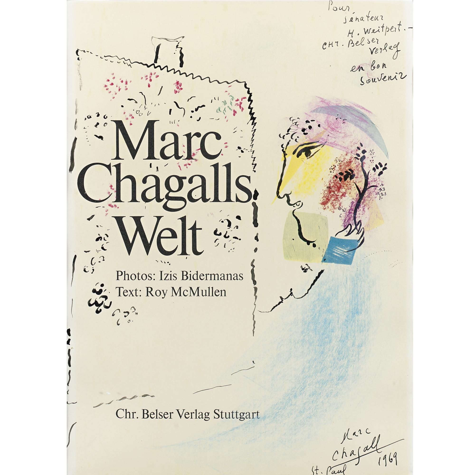 Marc Chagall | Le Peintre (1968) | MutualArt
