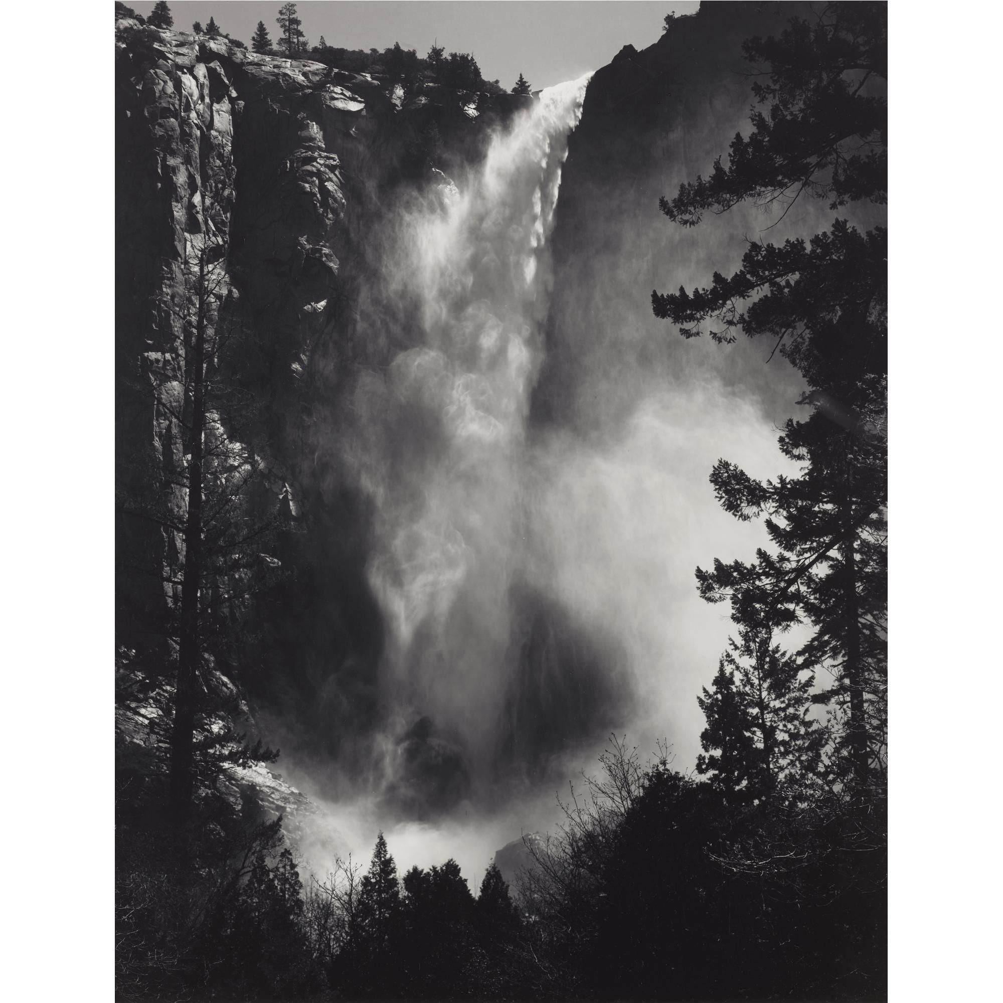 Ansel Adams | 'bridal veil fall, yosemite national park, california ...