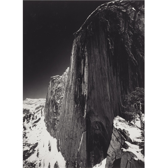 Ansel Adams | 'monolith, the face of half dome, yosemite national park ...