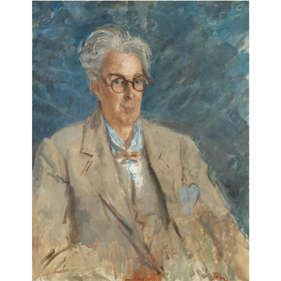 Augustus Edwin John | portrait of william butler yeats | MutualArt