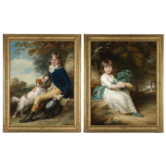 John Russell | Portrait of Thomas Sheppard; and of his sister, Mary ...