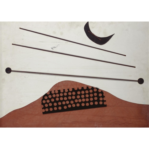 Man Ray | LANDSCAPE WITH COW (1973) | MutualArt