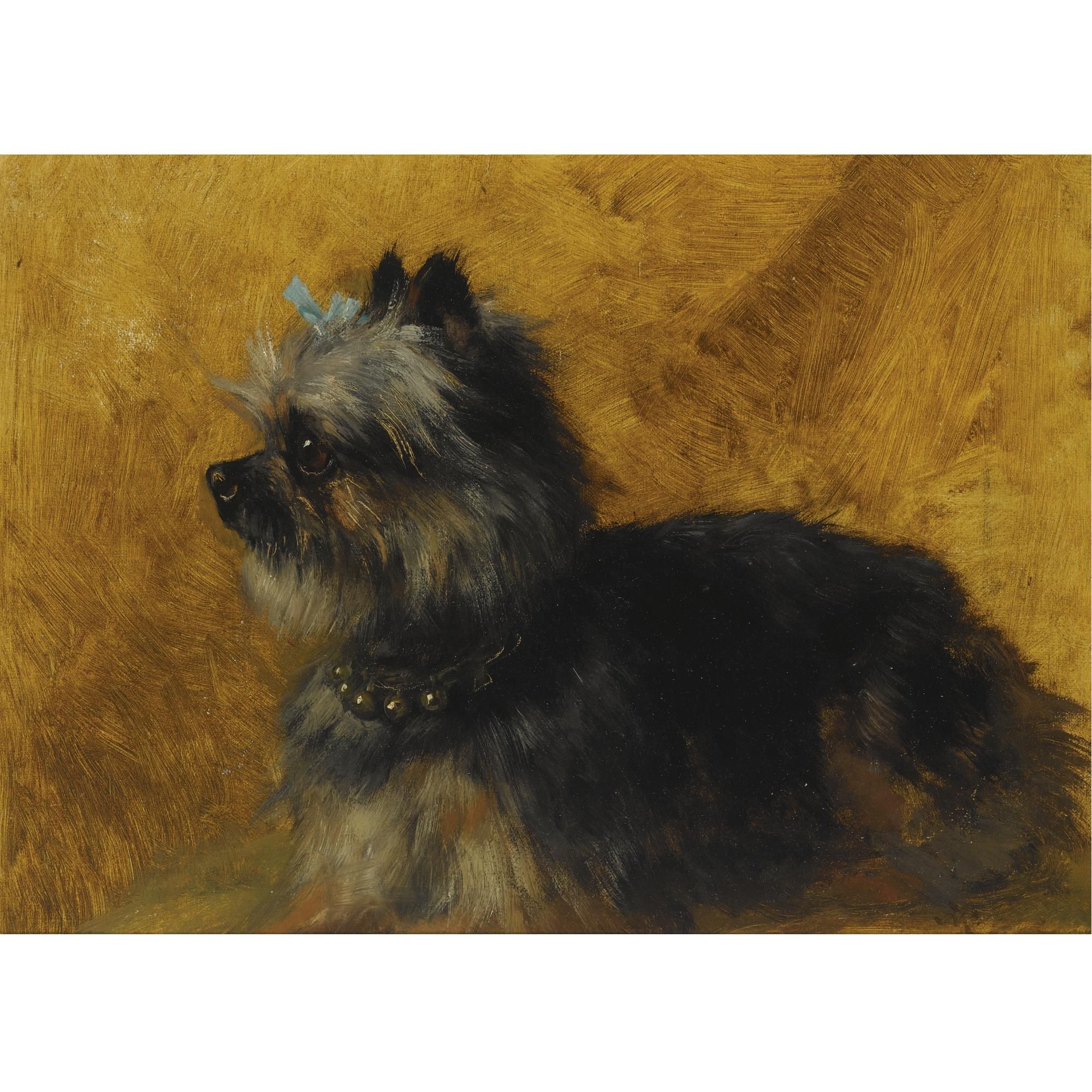 Henriette Ronner-Knip | a dog and her puppies | MutualArt