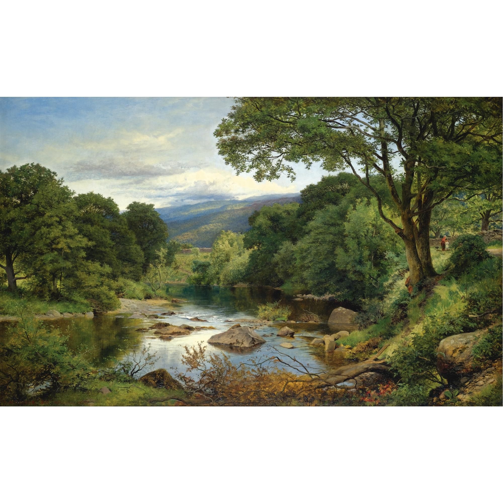 Benjamin Williams Leader | a welsh valley | MutualArt