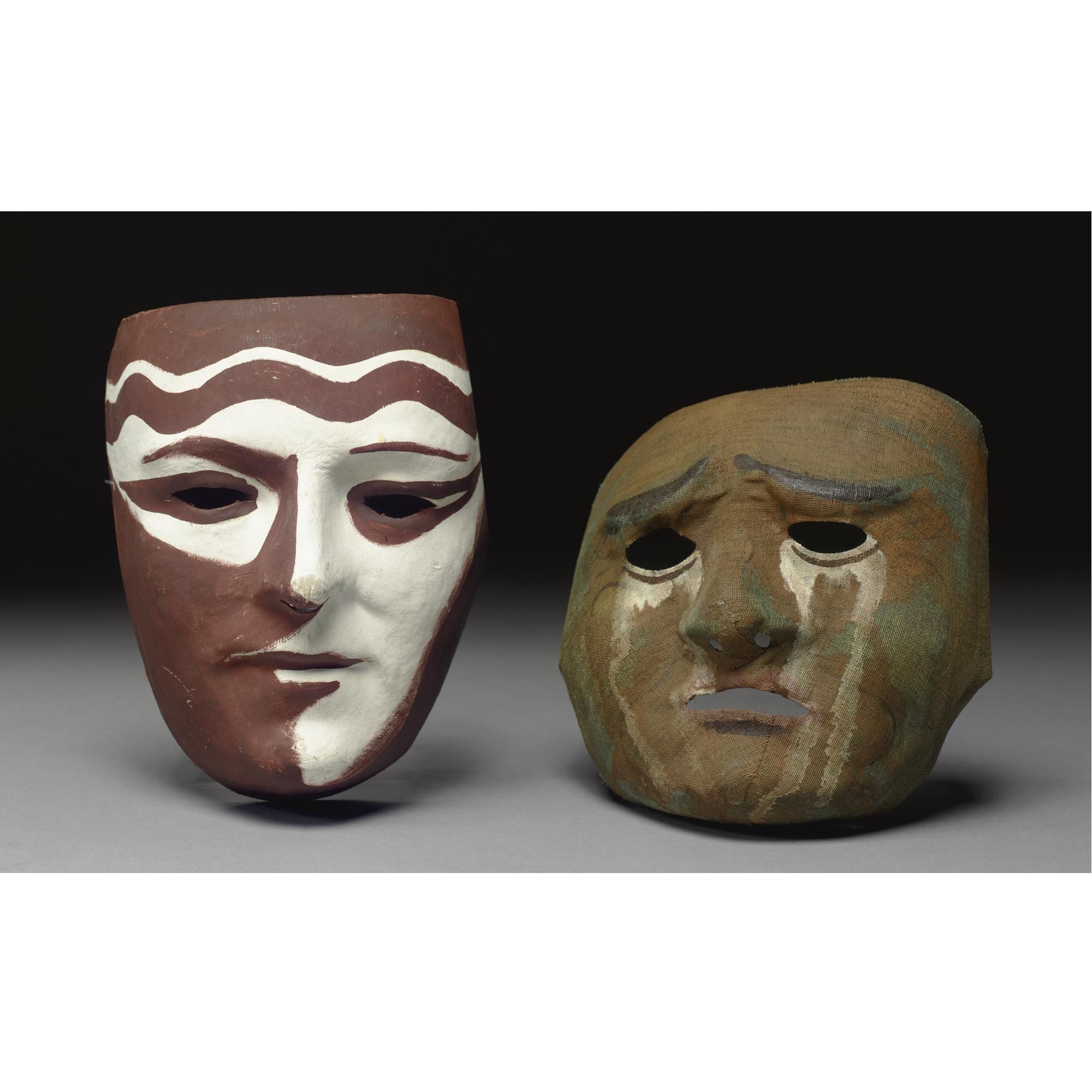 Man Ray | Two Masks (Circa 1953) | MutualArt