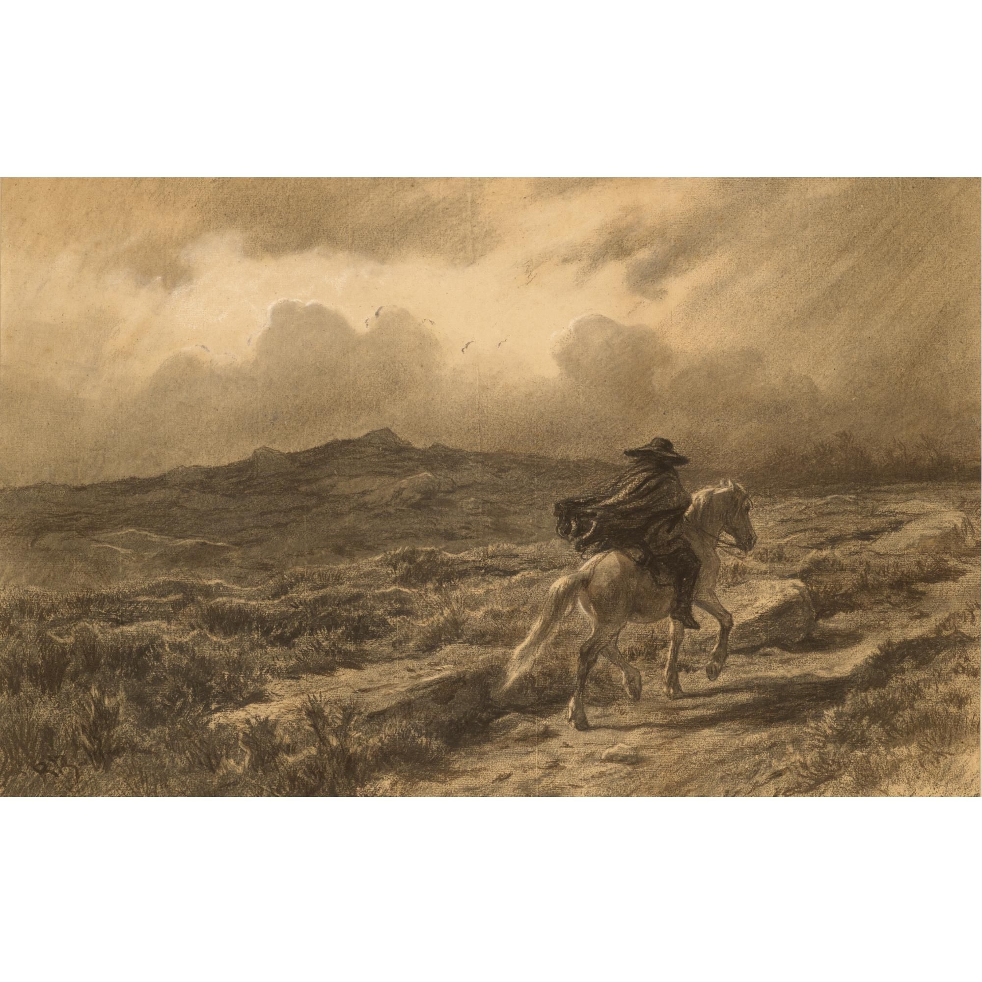 Rosa Bonheur | Horse and Rider on the Scottish Highlands (The ...