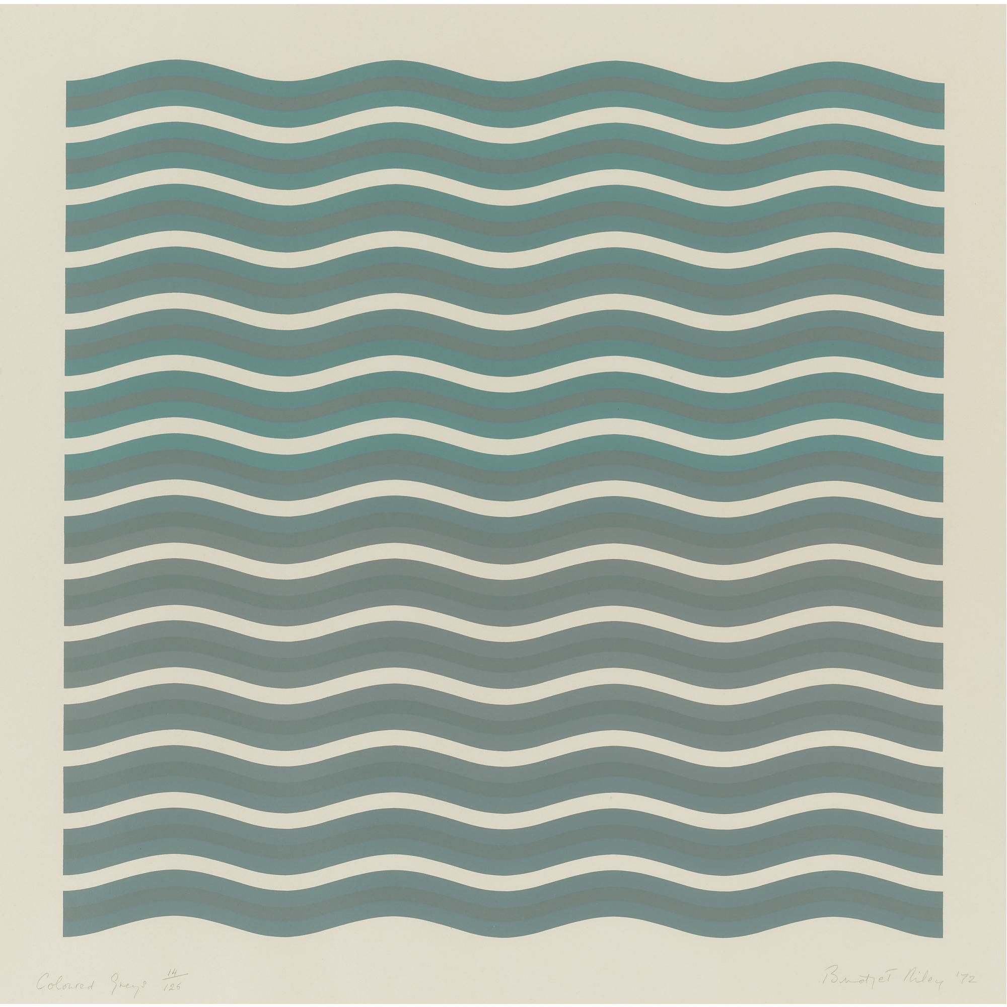 Bridget Riley | Coloured Greys [2] (S. 17) | MutualArt