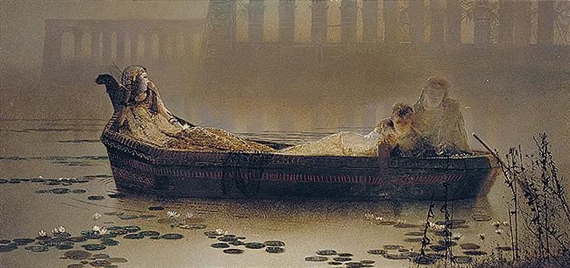 John Atkinson Grimshaw | The Lotus Gatherers | MutualArt