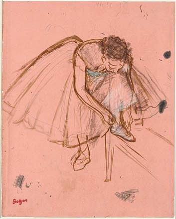 Edgar Degas | study of a dancer | MutualArt