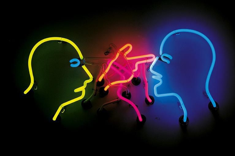 Bruce Nauman | Double Poke in the Eye II (1985) | MutualArt