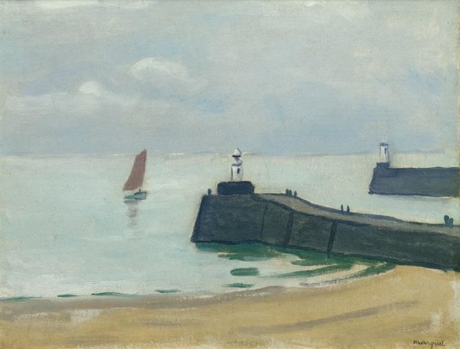 Albert Marquet | LES JETEES, LES SABLES-D'OLONNE (1933) | MutualArt