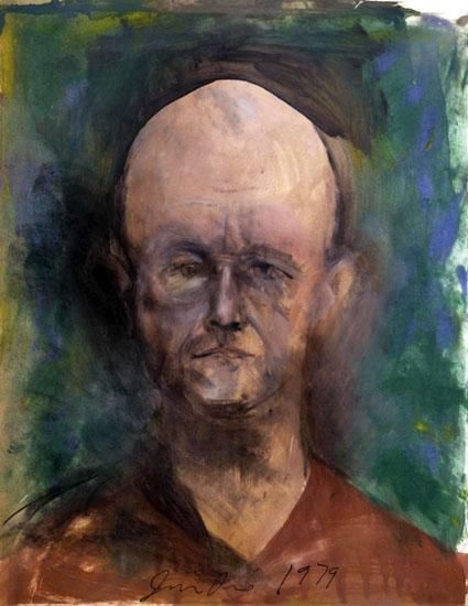 Jim Dine | SELF-PORTRAIT IN CAMBRIDGE (#3) | MutualArt