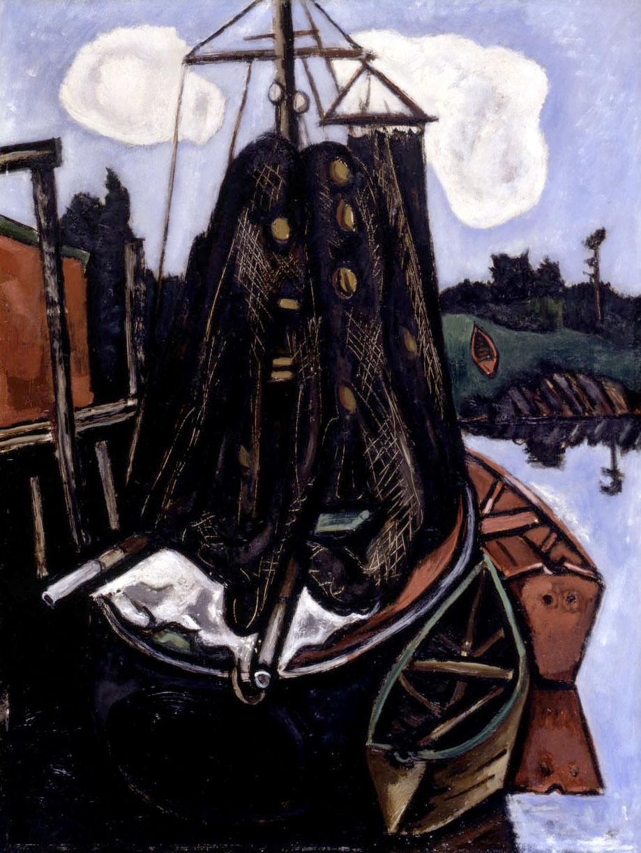 Marsden Hartley | FISHING BOATS #2 (1936) | MutualArt