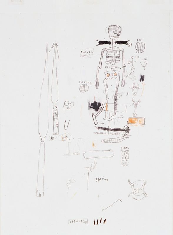 Jean-Michel Basquiat | UNTITLED (SKELETON) | MutualArt