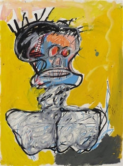 Jean-Michel Basquiat | UNTITLED (SKELETON) | MutualArt