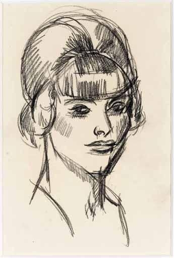 John Duncan Fergusson | PORTRAIT OF JOAN WERNFAUR | MutualArt