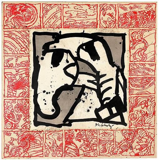 Pierre Alechinsky | signed twice and dated 1986 ; signed, titled and ...