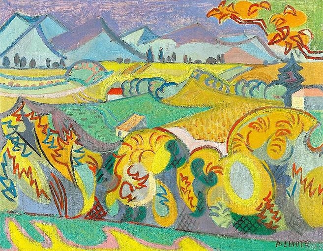 André Lhote | PAYSAGE A CONTRE-JOUR | MutualArt