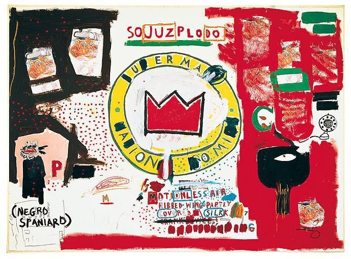 Jean-Michel Basquiat | UNTITLED (CROWN) (1988) | MutualArt