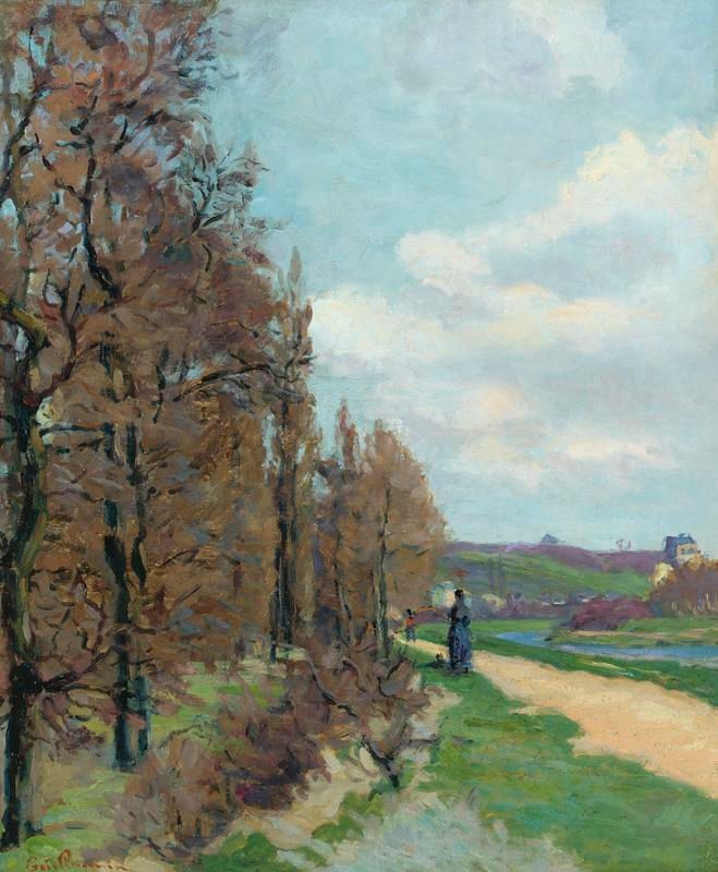 Guillaumin Armand | PAYSAGE DE L'ILE DE FRANCE (Circa 1875) | MutualArt