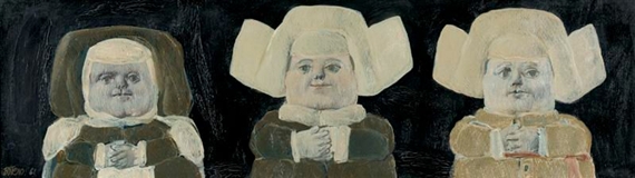 Fernando Botero | TRES MONJAS | MutualArt